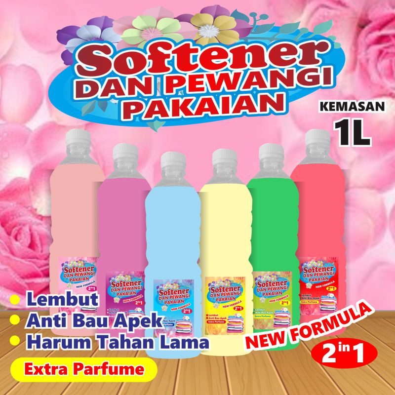Jual R-CLEAN Softener / Pelembut dan Pewangi Pakaian aneka aroma wangi ...