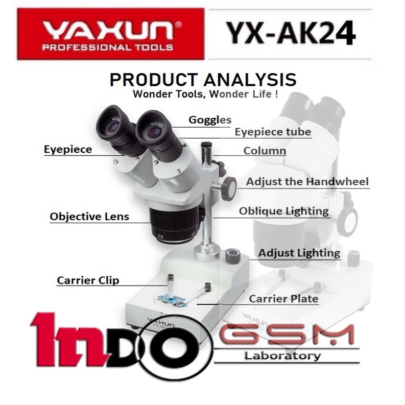 Jual Microscope Yaxun AK24 Microscope Trinocular Microscope Digital ...