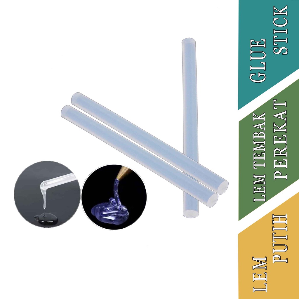 Jual Lem Perekat Putih - GLUE STIK - Lem Tembak - Lem Bakar 5pcs ...