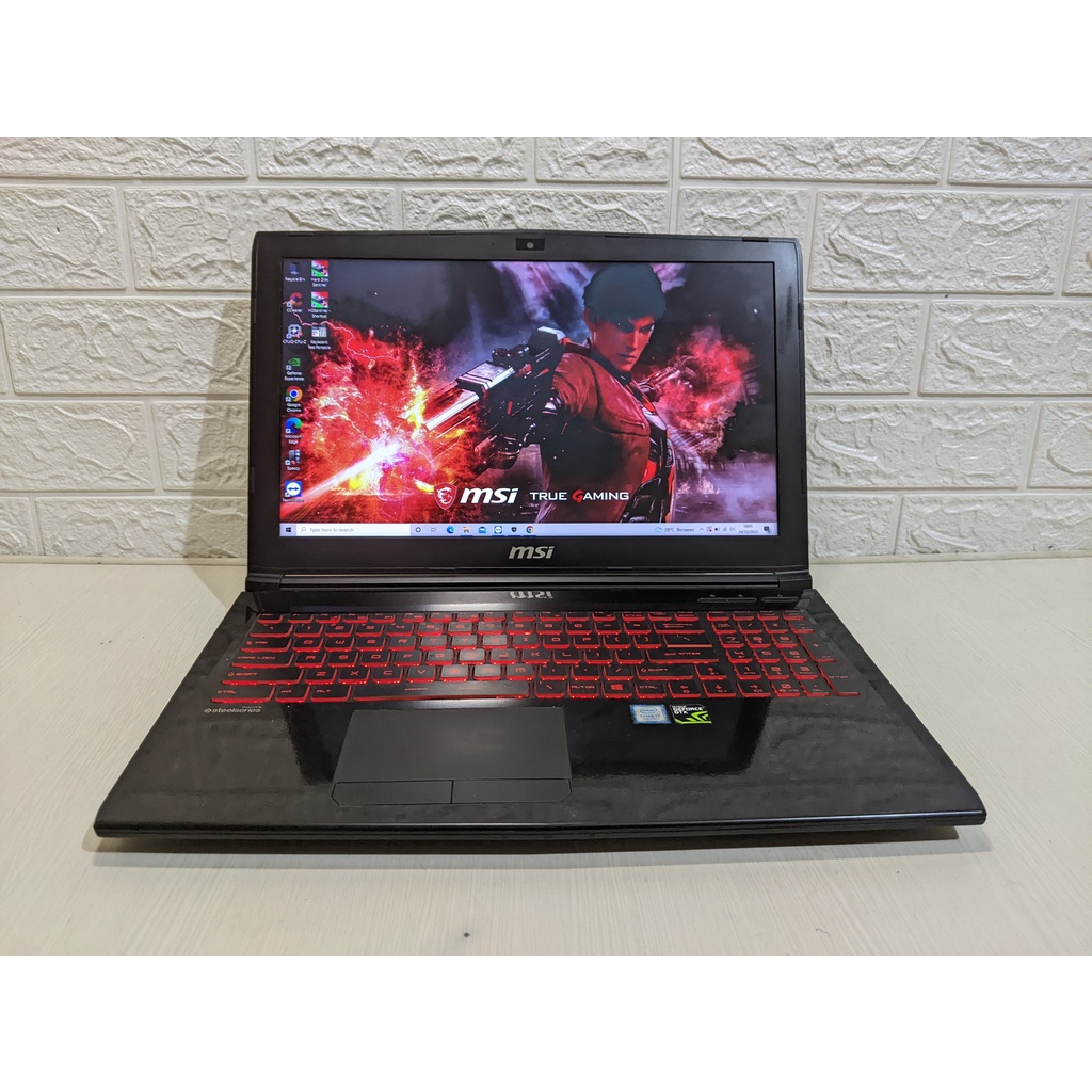Jual MSI GL62M 7REX Core i7 7700HQ VGA Nvidia GTX 1050 Laptop Gaming Second Bekas Gen7 gtx1050 ...