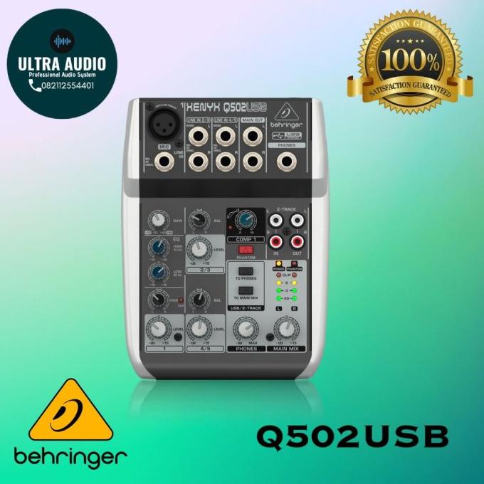 Jual Behringer Xenyx Q-502Usb / Q502Usb / Q 502 Usb Mixer Audio ...
