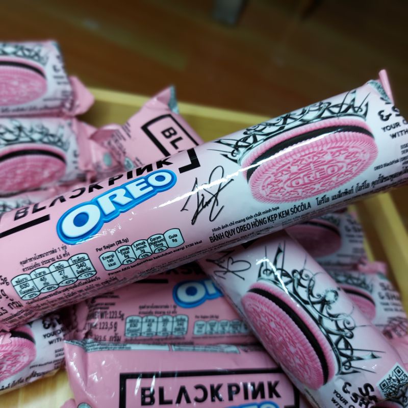 Jual Oreo Blackpink biskuit pink | Shopee Indonesia