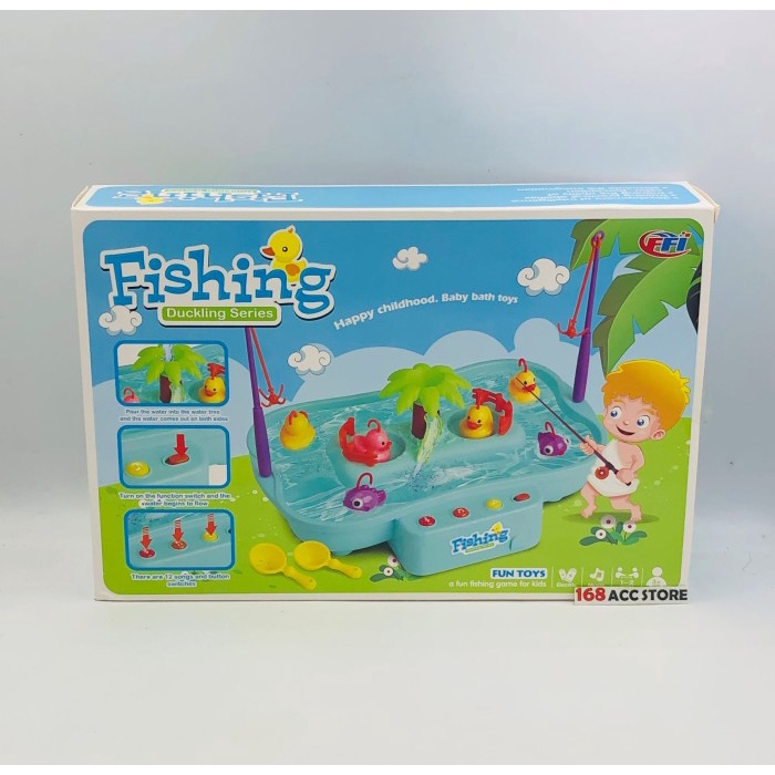 Jual Mainan Anak Pancingan Ikan Dan Bebek Go Fishing Duckling | Shopee ...
