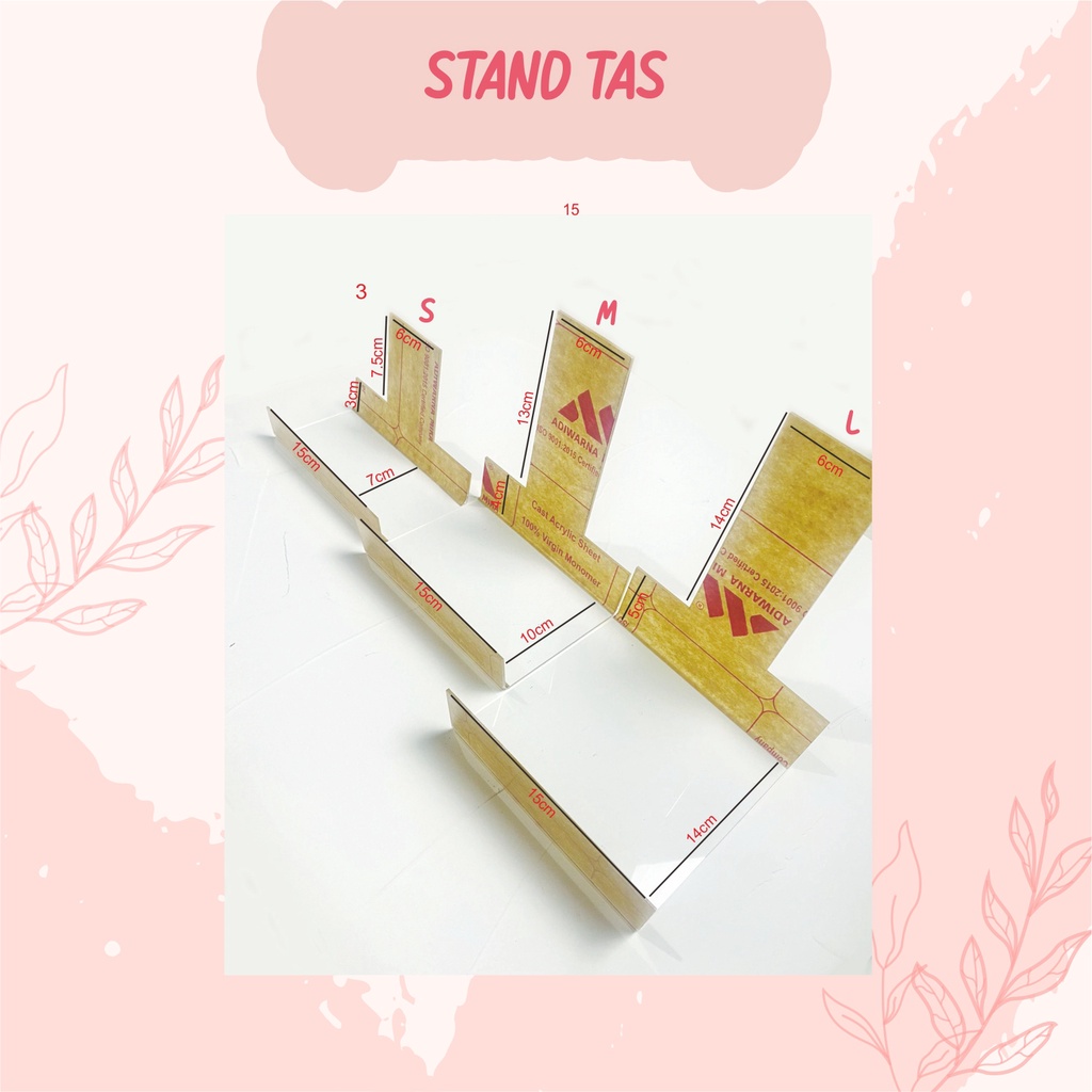 Jual AKRILIK STAND TAS | Shopee Indonesia