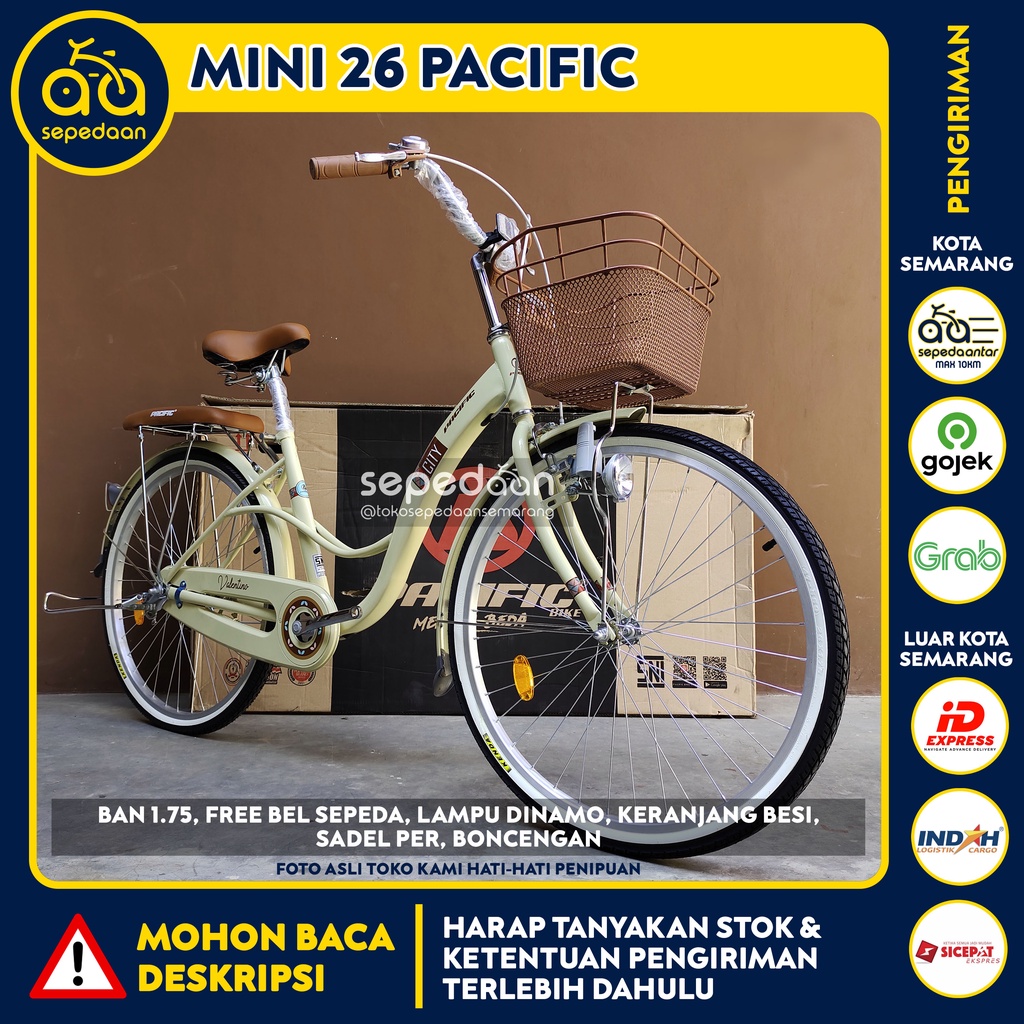 Jual Sepeda MINI/CTB 26" PACIFIC - Valentino 1 (GRAB CAR) | Shopee ...