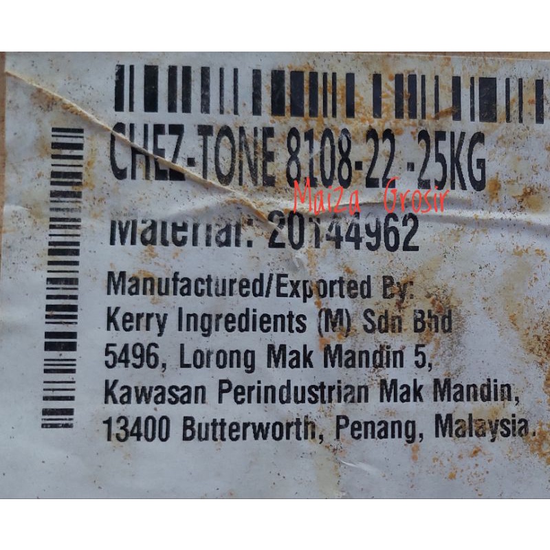 Jual Kerry Keju Bubuk Cheese Powder Premium ChezTone 8108-22 kuning ...