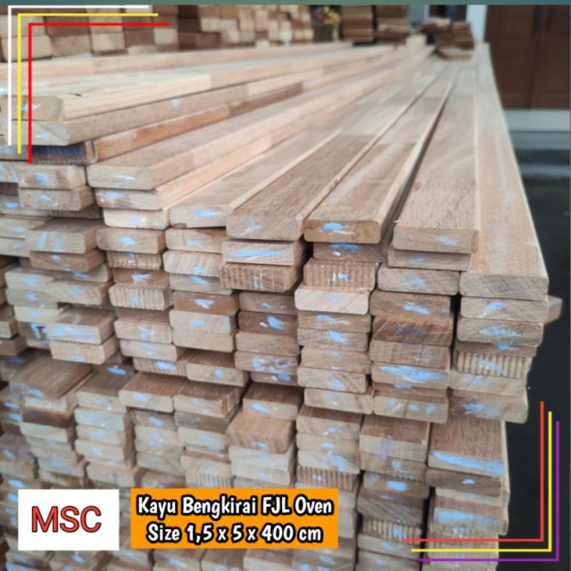 Jual Kayu Reng Partisi Sekat Ruangan Para Kisi Kayu Bengkirai FJL Oven ...
