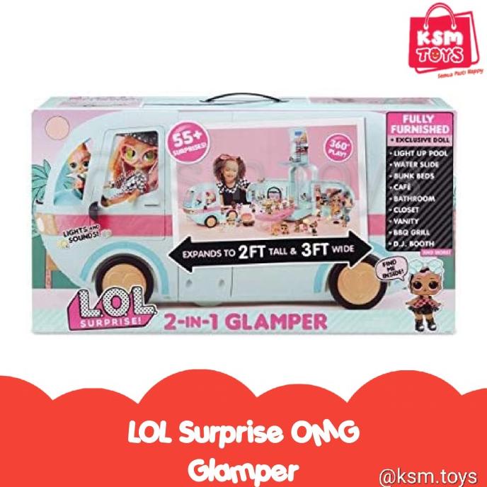 Jual LOL Surprise OMG Glamper Fashion Camper 4in1 campervan mobil rumah ...