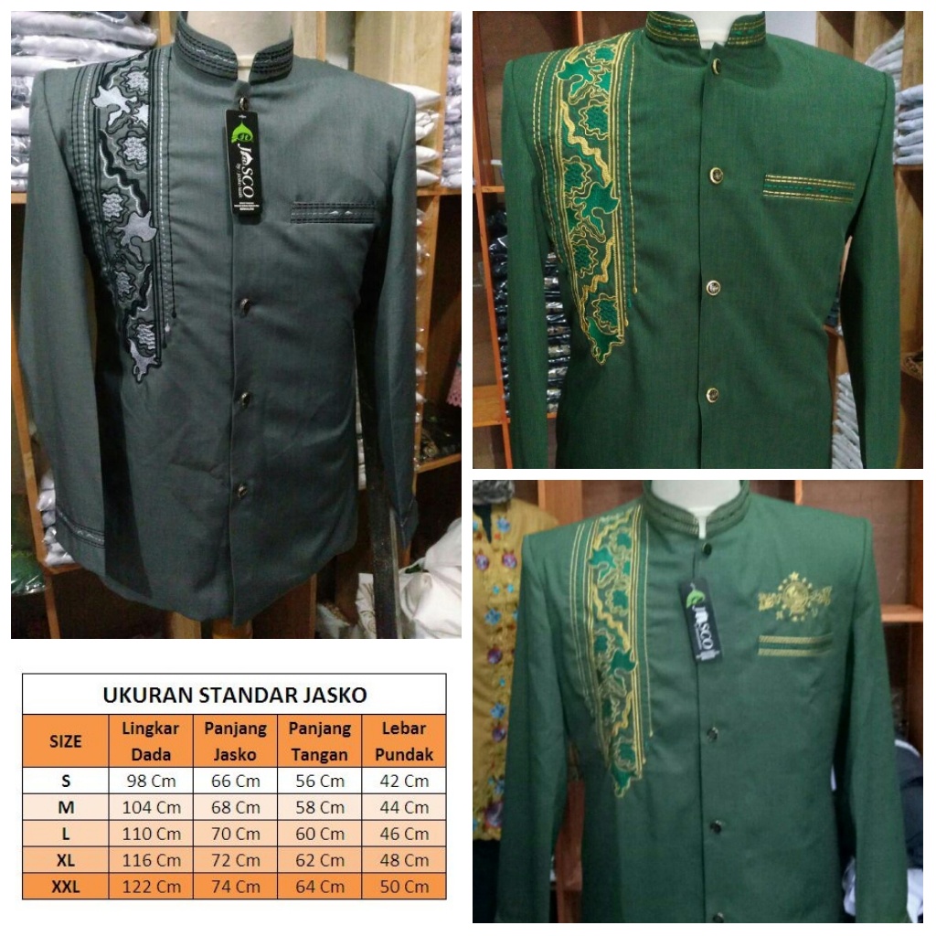Jual Jasko Tasik Jas Koko Pria Bordir Motif Sorban Batik By Jasco ...