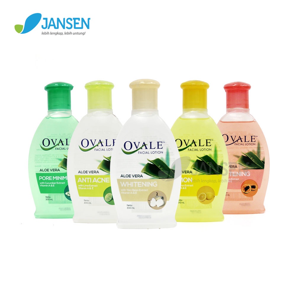 Jual Ovale Facial Lotion - Pembersih Wajah 200 Ml | Whitening Pore ...
