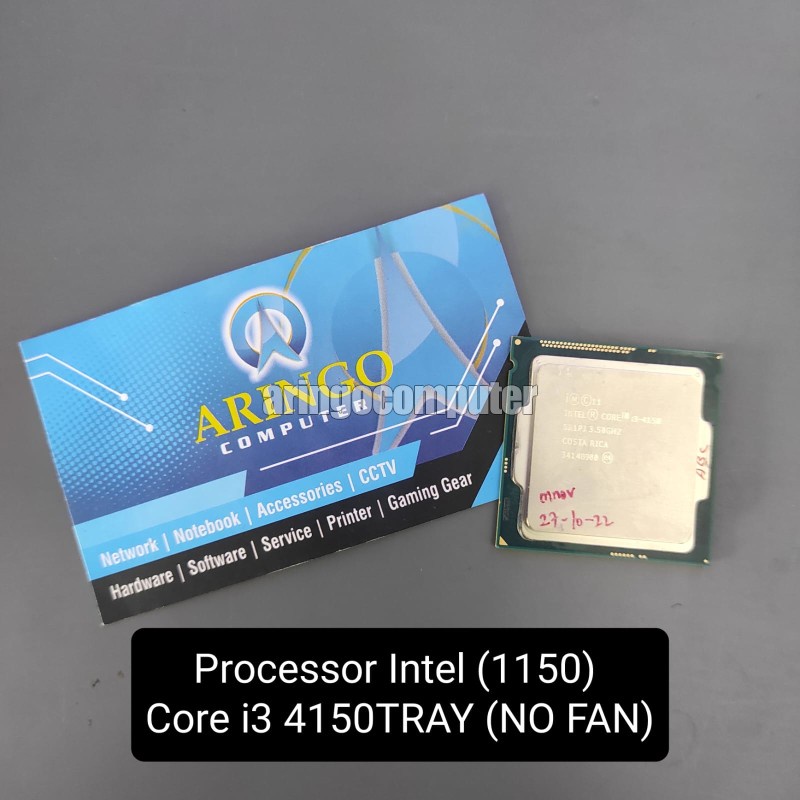 Jual Processor Intel (1150) Core i3 4150 TRAY (NO FAN) | Shopee Indonesia