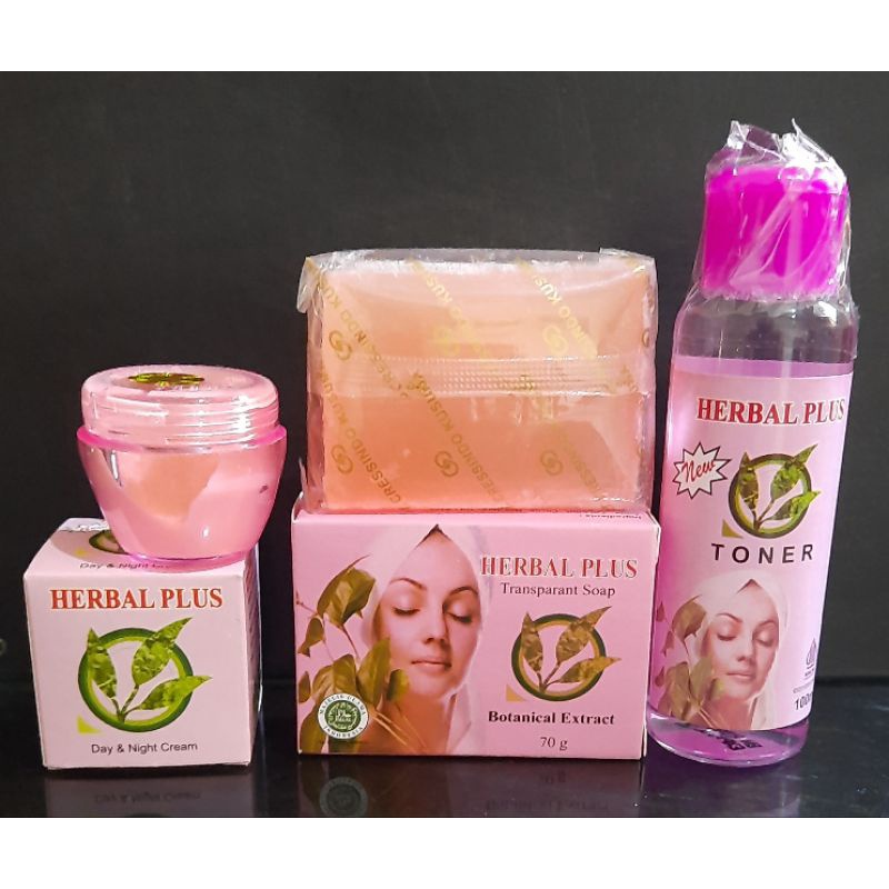 Jual PAKET HERBAL PLUS ( CREAM, SABUN, TONER) | Shopee Indonesia