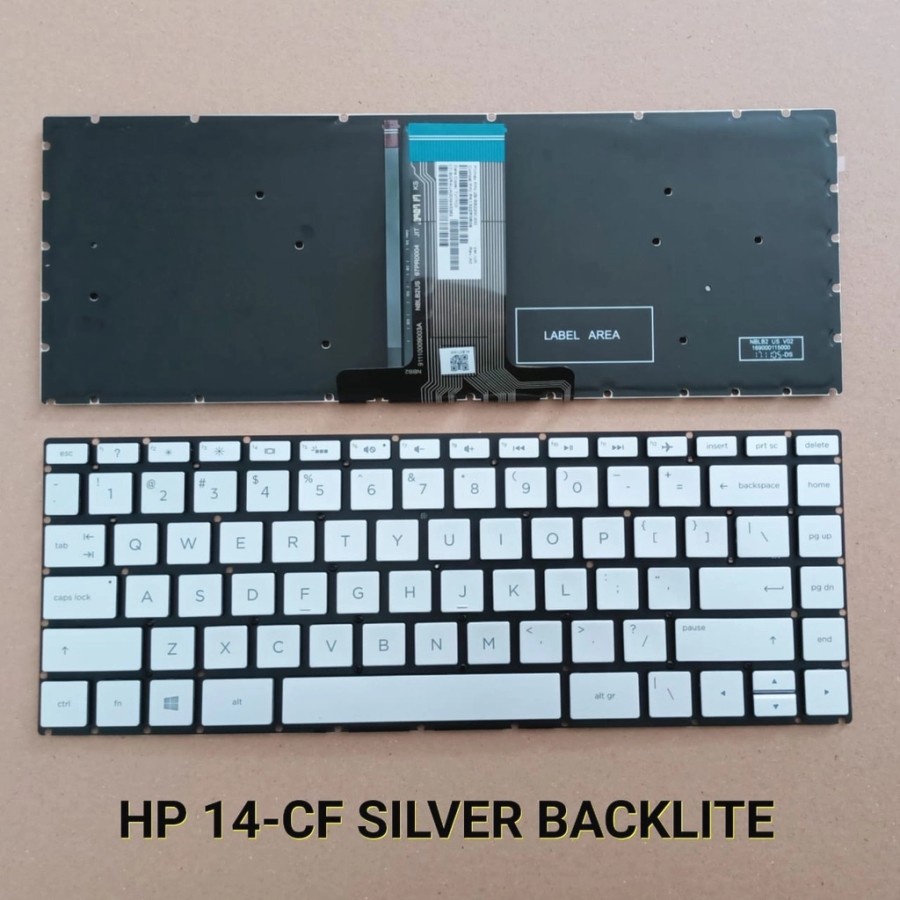 Jual Keyboard HP Pavilion 14-cf 14s-cf 14s-dk 14-df 14-dk 14-dg 14 ...
