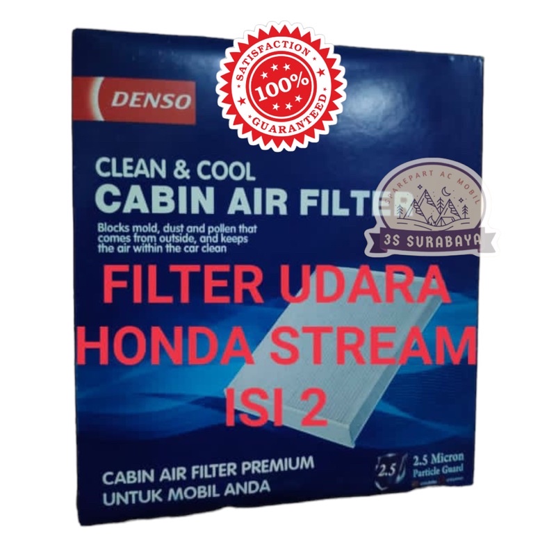 Jual Filter Udara Stream Honda Isi 2 Denso Ac Mobil | Shopee Indonesia