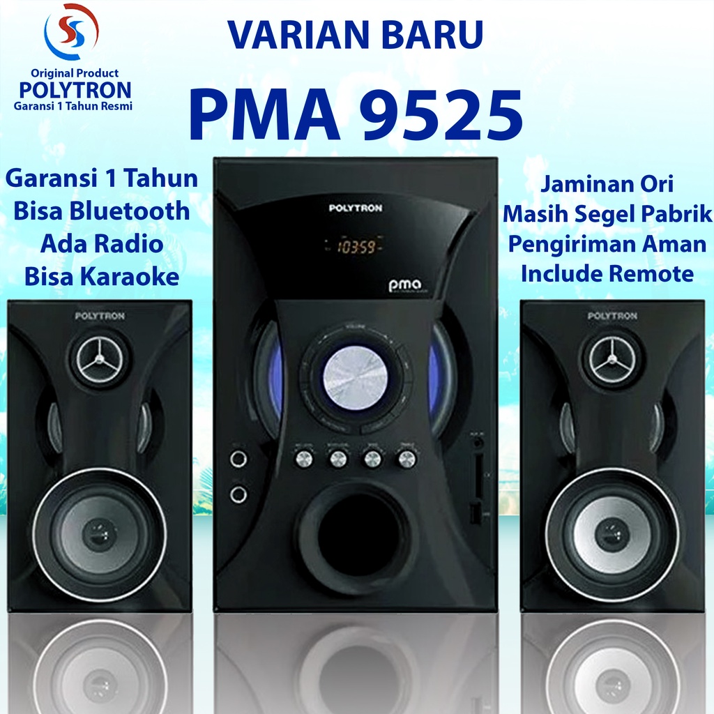 Jual Polytron Speaker Bluetooth Pma 9525 Pma9525 100 Ori Dan 9310