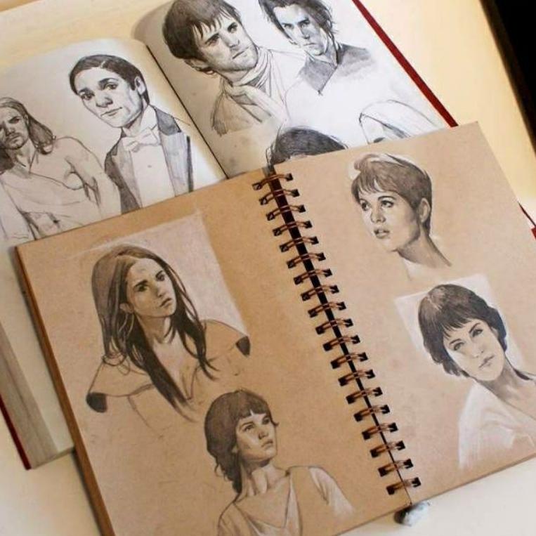 Jual [KODE PRODUK 9VYT78155] BUKU SKETSA SKETCHBOOK SKETCHBOOK A5 BROWN SKETCH BOOK / BUKU ...