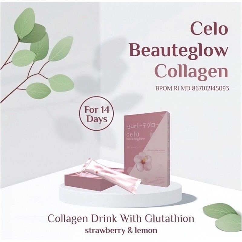 Jual CELO beauty glow/ UN18 premium/ ALLATME/ beaute glow collagen ...