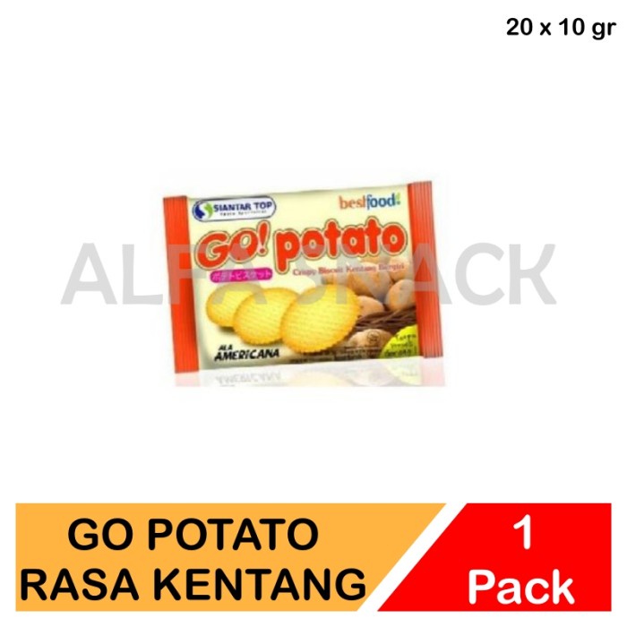 Jual Go Potato Biskuit Kentang Rasa Kentang Fukumura Pack (20 x 10 gram ...