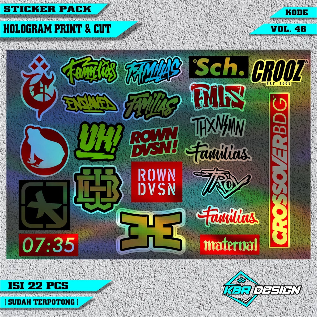 Jual STIKER PACK DISTRO/ STIKER MOTOR / STICKER DISTRO/ STICKER PACK ...