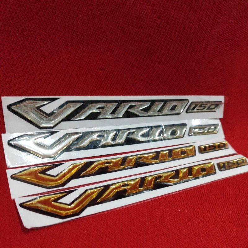 Jual EMBLEM VARIO 150 EMBLEM TIMBUL LOGO VARIO 150 EMBLEM BODY VARIO ...