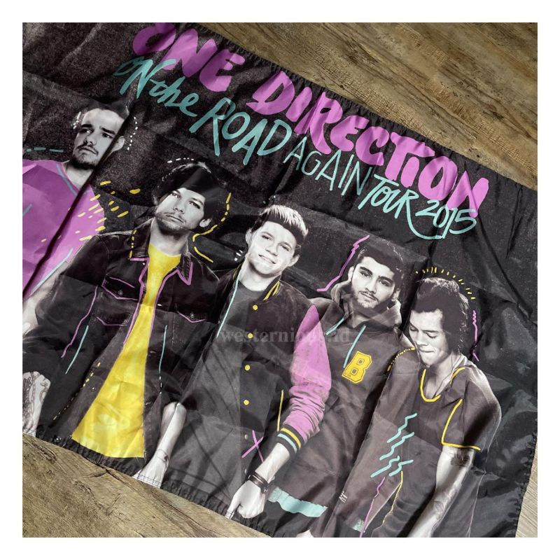 Jual [PO] Banner Bendera One Direction On The Road Again Tour 2015 1D ...