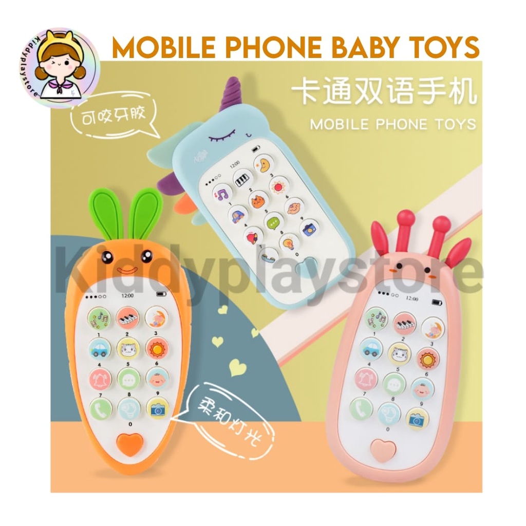 Jual Mainan Anak Mobile Phone RABBIT Music Puzzle Bilingual ( Lagu ...