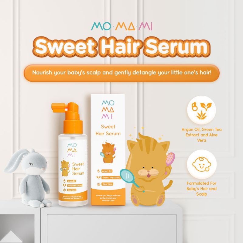 Jual Momami Sweet Hair Serum 100ml | Shopee Indonesia