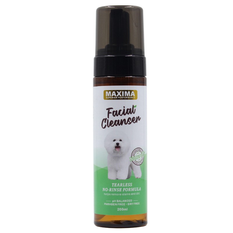 Jual Maxima Facial Cleanser Tearless No Rinse Dog Formula 200ml ...