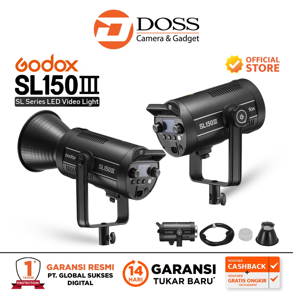Jual Godox SL150 III LED VIdeo Light SL150III SL-150III Studio Light ...
