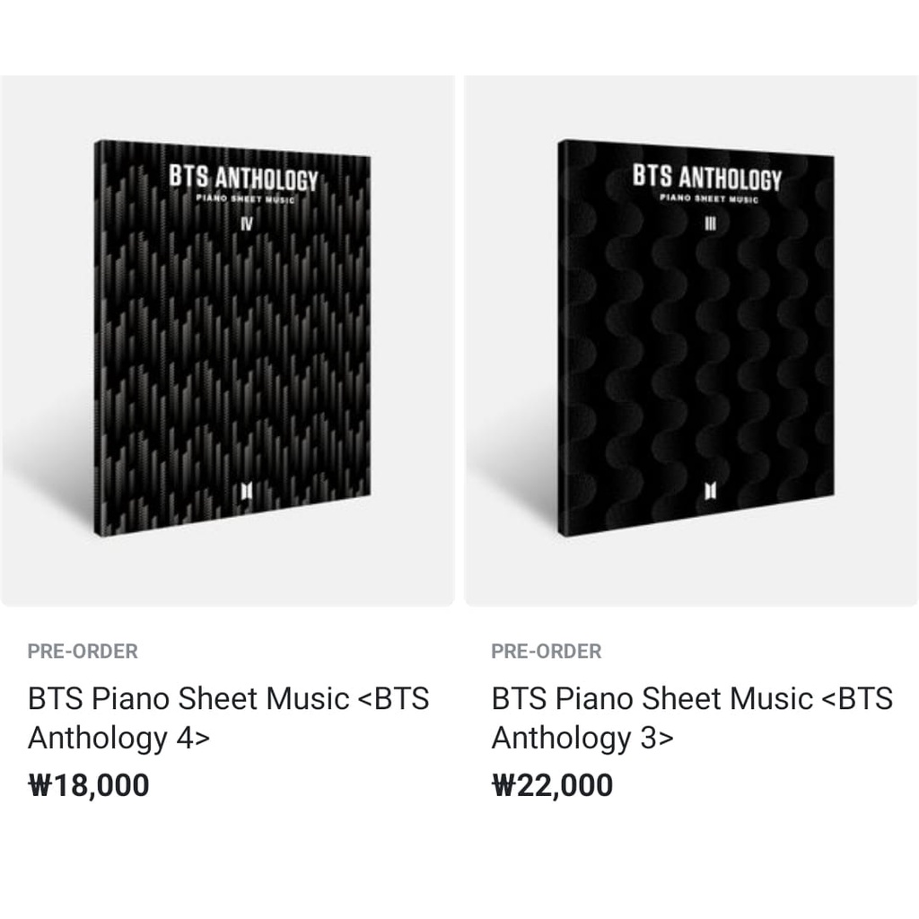 Jual BTS PIANO SHEET MUSIC ANTHOLOGY | Shopee Indonesia