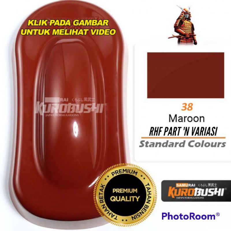 Jual CAT SEMPROT SAMURAI PAINT MAROON 38 / PYLOX SAMURAI MERAH HATI ...