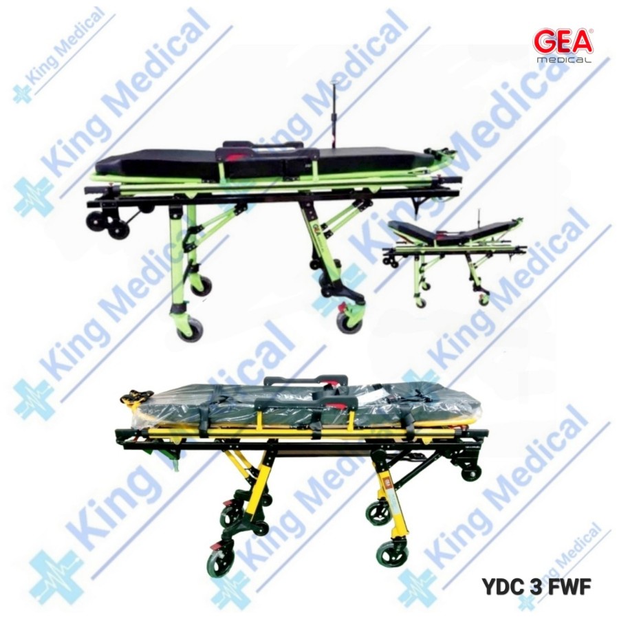 Jual Brangkar Ambulan GEA YDC 3 FWF Ambulance Stretcher Darurat YDC ...