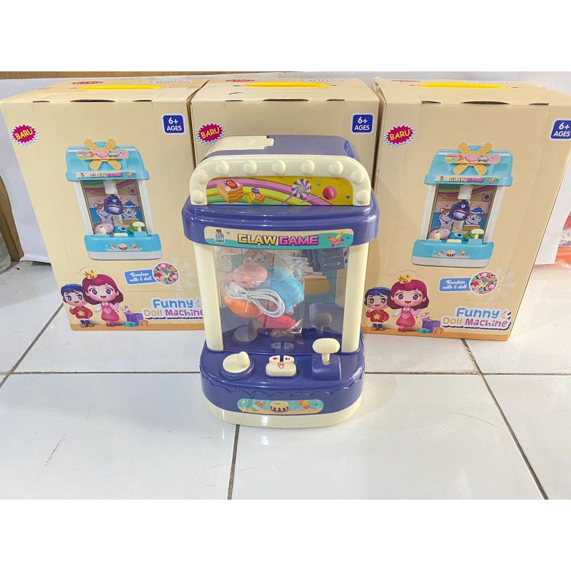 Jual Mainan Mesin Capit Boneka - Funny Doll Machine | Shopee Indonesia