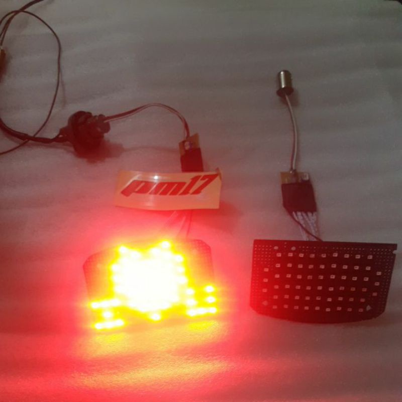 Jual LAMPU Sroplamp led MIO J/MIO GT running 8 mode otomatis rem ...