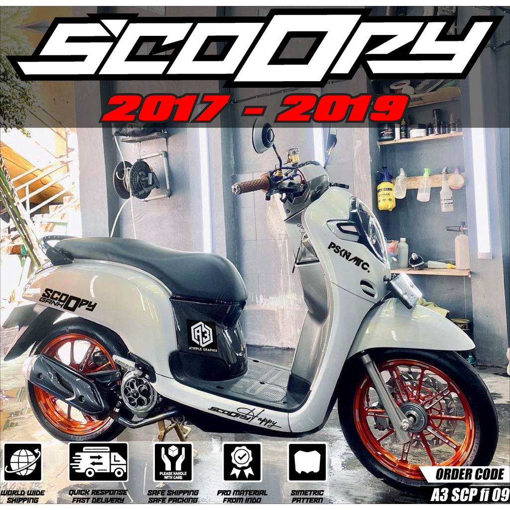 Jual Decal Sticker Scoopy 2017 2018 2019 2020 decal scoopy full body ...