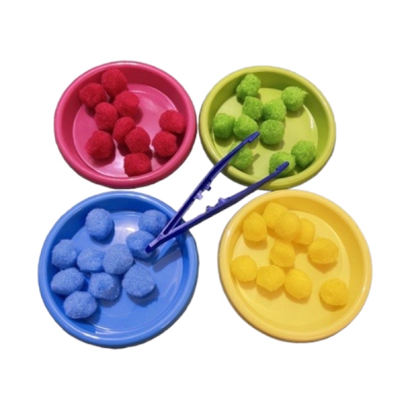 Jual Mainan Anak SORTING COLOR SET gratis tweezer/ mangkok sorting ...