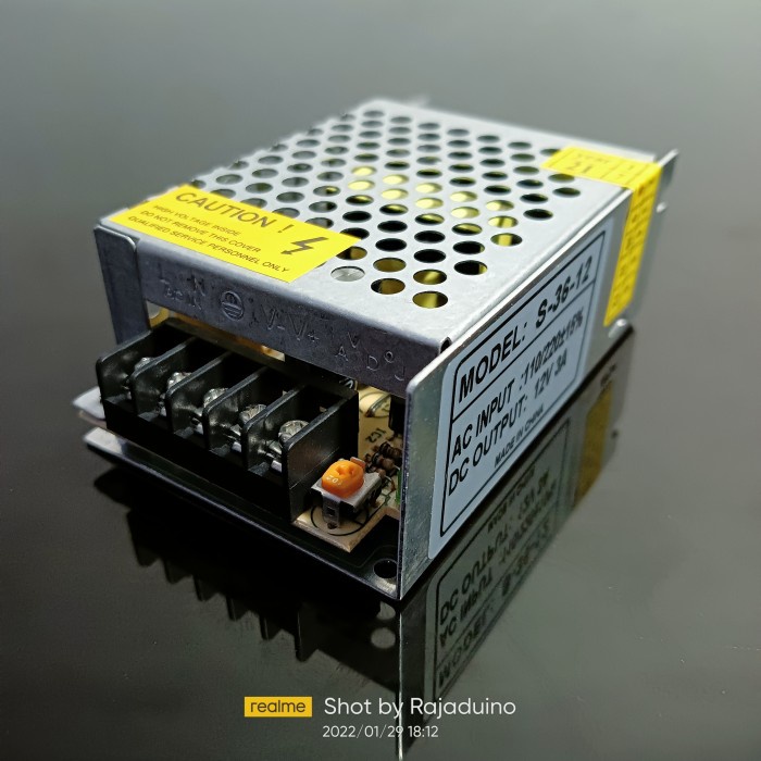 Jual Power Supply 12V 3A Switching Psu Smps Adaptor Jaring Tawon | Shopee Indonesia