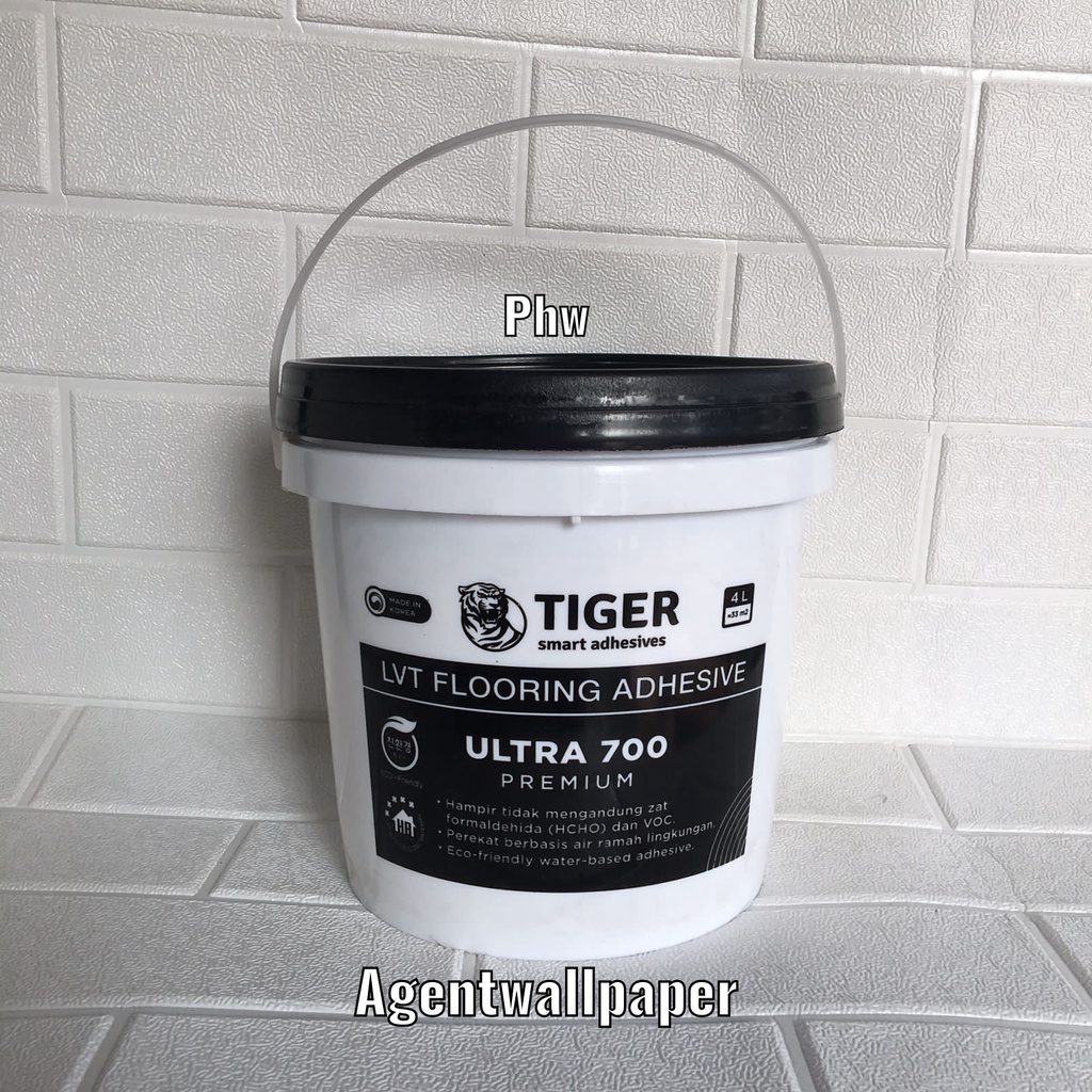 Jual LEM VINYL FLOORING KOREA TIGER ULTRA 700 BERKUALITAS 4 LITER ...