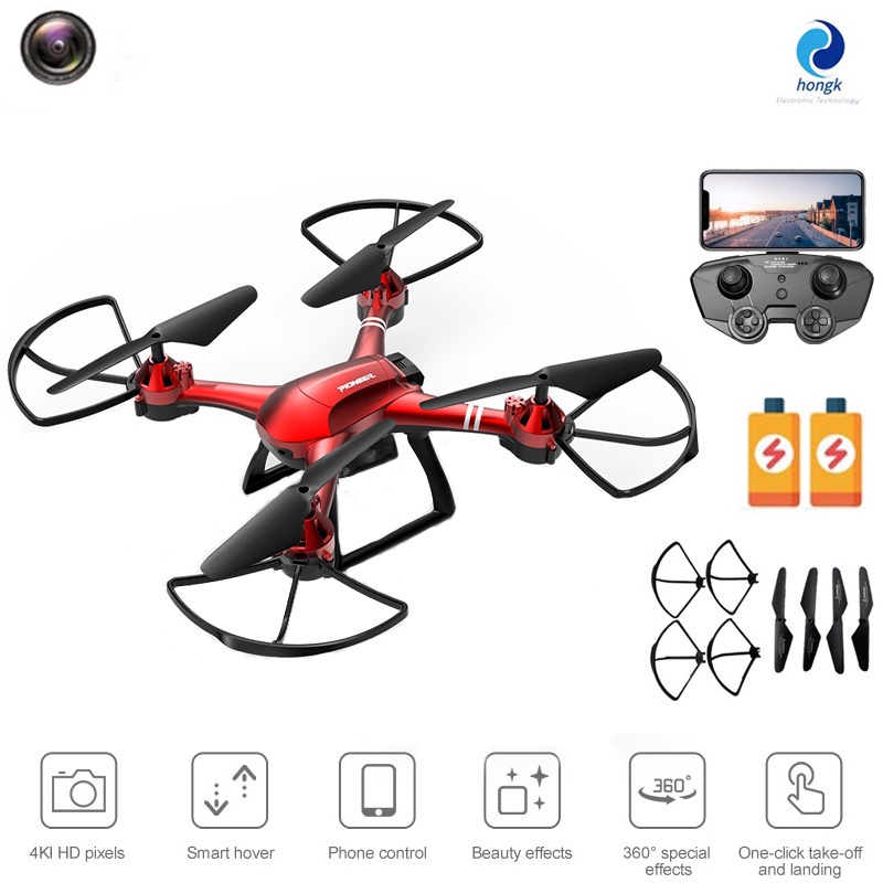 Jual Drone HK87 4K optical flow positioning optical flow hovering kamera sudut lebar HD ...
