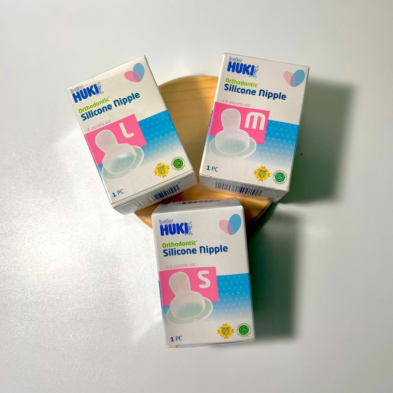 Jual Dot Huki Gepeng Orthodontic Silicone Nipple Ukuran S M L isi 1pcs ...