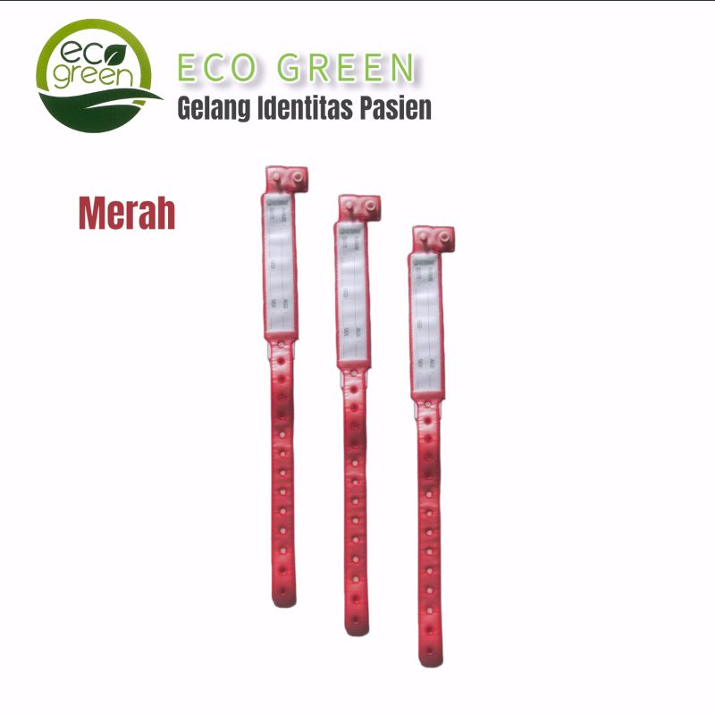 Jual Gelang Identitas Pasien Rumah Sakit Rawat Inap Original Eco Green ...