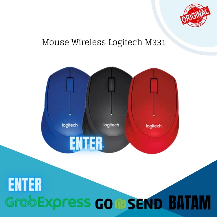 Jual Mouse Wireless Logitech M331 Original | Shopee Indonesia