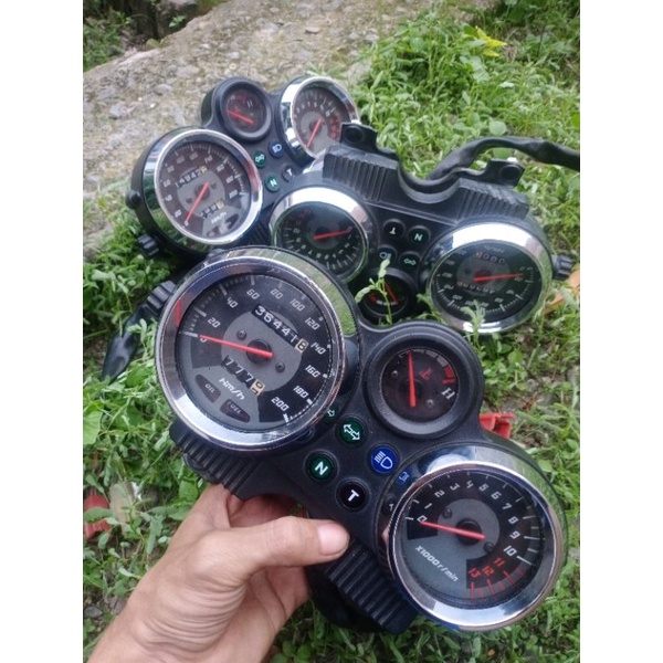 Jual Spido Speedometer Ninja SS R New Old Original Layar Putih Hitam ...