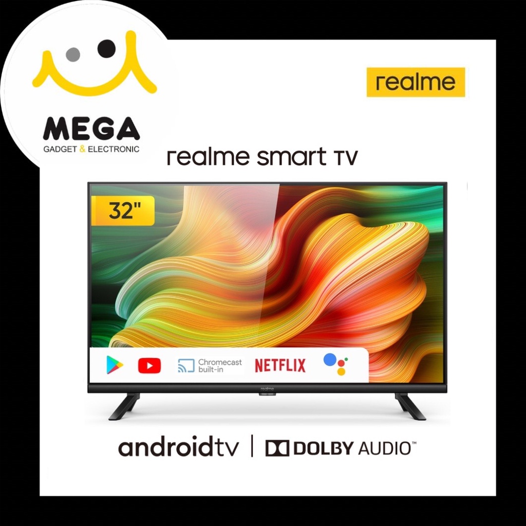 Jual Realme Smart Tv Android LED 32 Inch Bezel Less Garansi Resmi ...