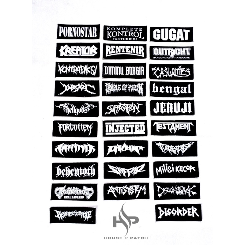 Jual EMBLEM SABLON LONG PATCH, EMBLEM PUNK, EMBLEM JAKET | Shopee Indonesia