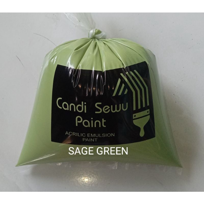 Jual CAT TEMBOK 1 KG KWALITAS SUPER WARNA SAGE GREEN | Shopee Indonesia