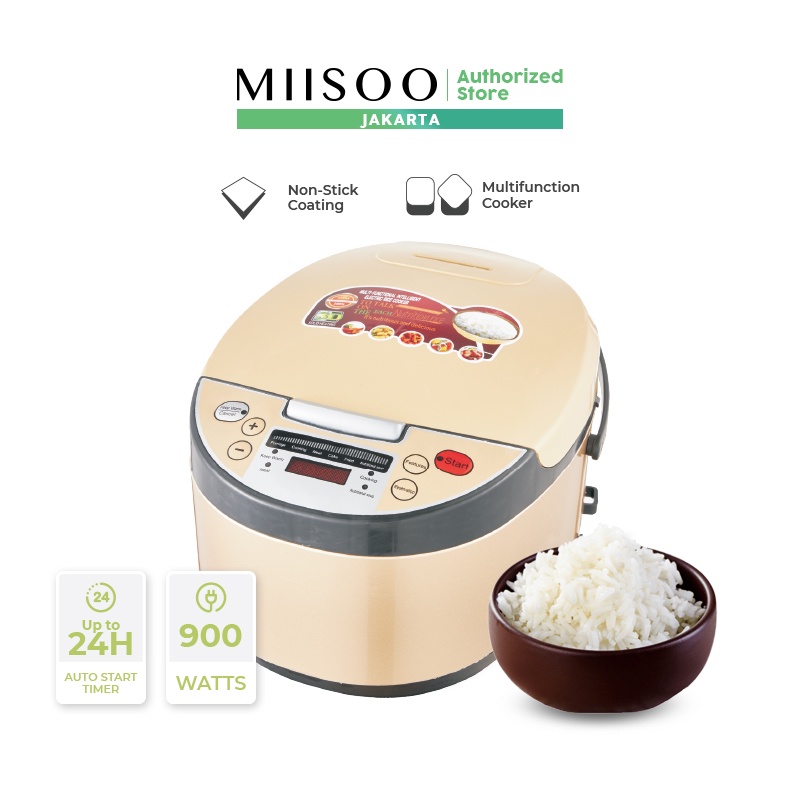 Jual MIISOO Electric Rice Cooker 2L Magic Com Smart cooker touch screen ...