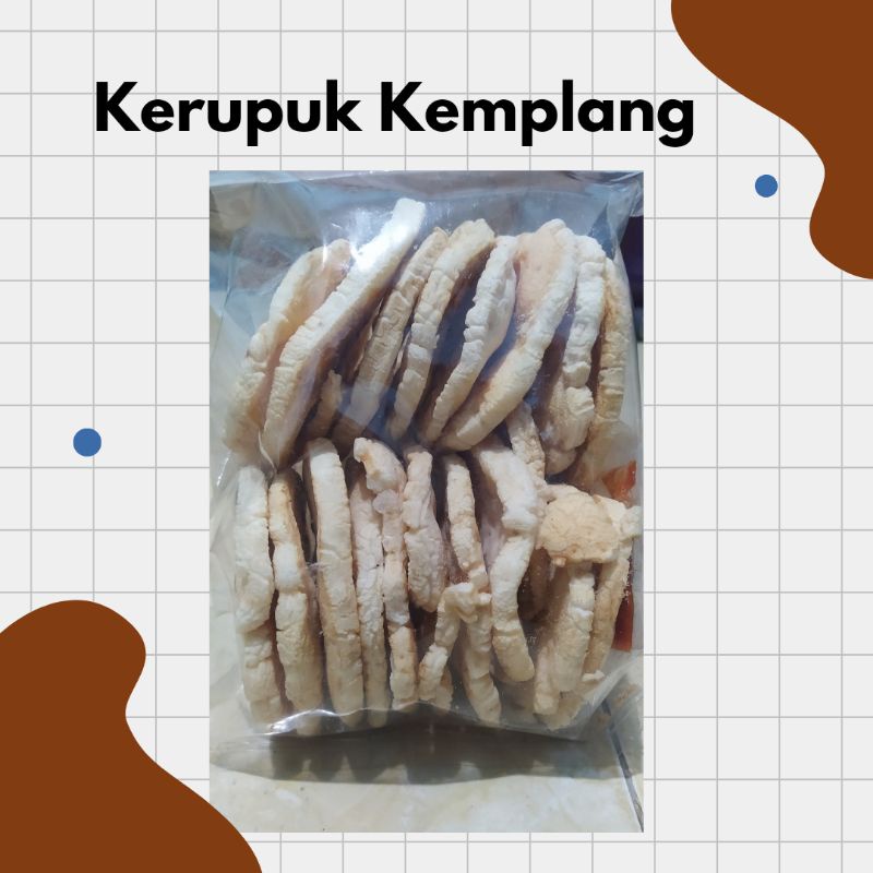 Jual Kerupuk Kemplang Bakar Jajanan Ringan Makanan Cemilan | Shopee ...