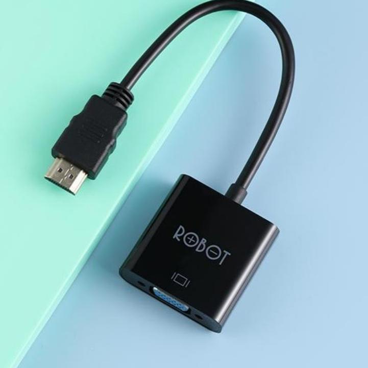 Jual Terkini ROBOT RHV10 Adapter Converter HDMI To VGA Projector ...