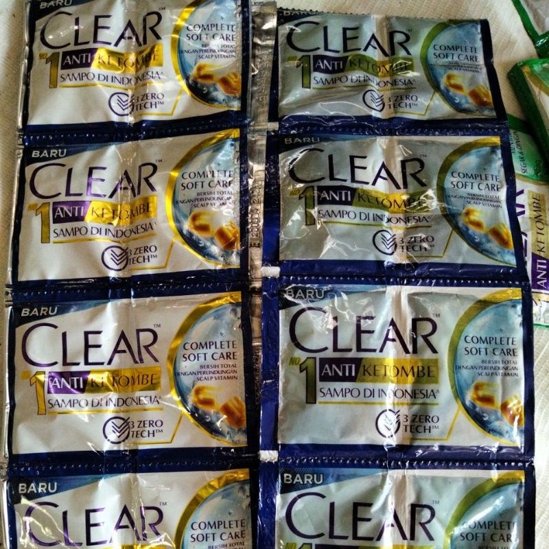 Jual clear sachet 12 pcs | Shopee Indonesia